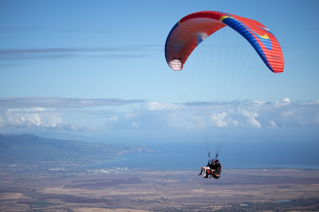Paragliding Tours in Maui | Fly Tandem from Haleakala